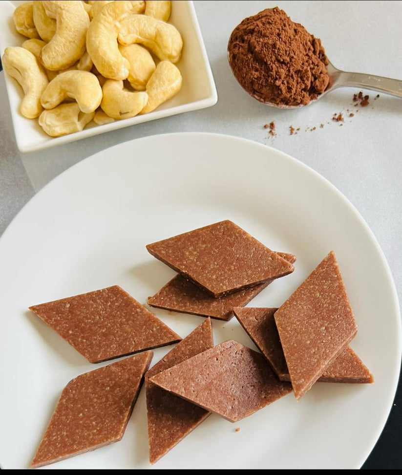 Chocolate Kaju Katli – Tanna Sweets
