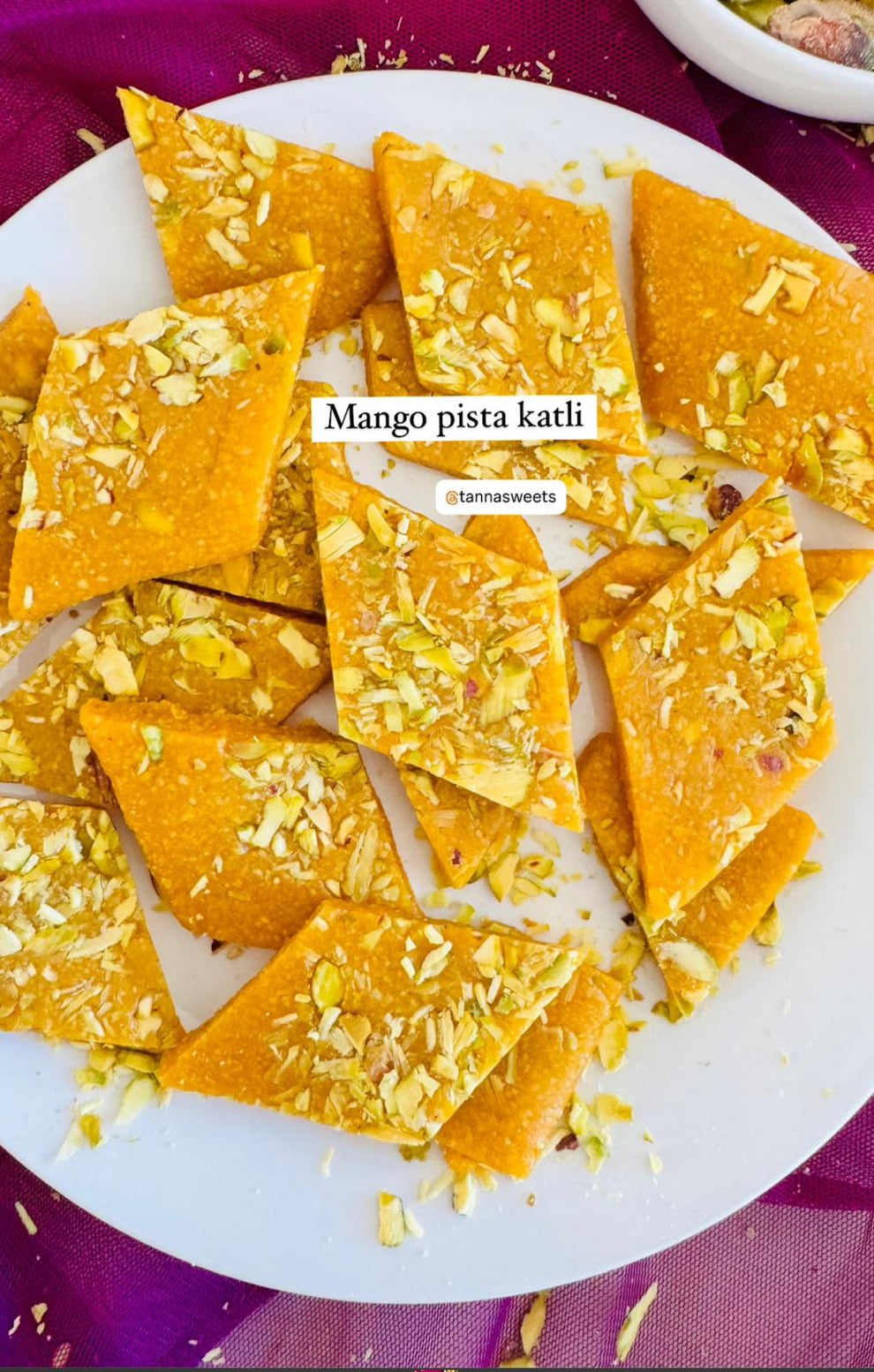 Mango Pista Katli – Tanna Sweets